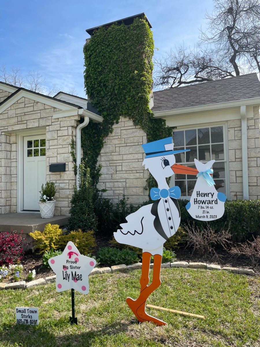 FAQ - Small Town Storks : Welcome home baby yard signs in Grayson, and ...